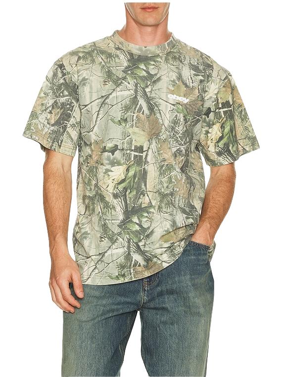 OBEY obey get up tee in green.